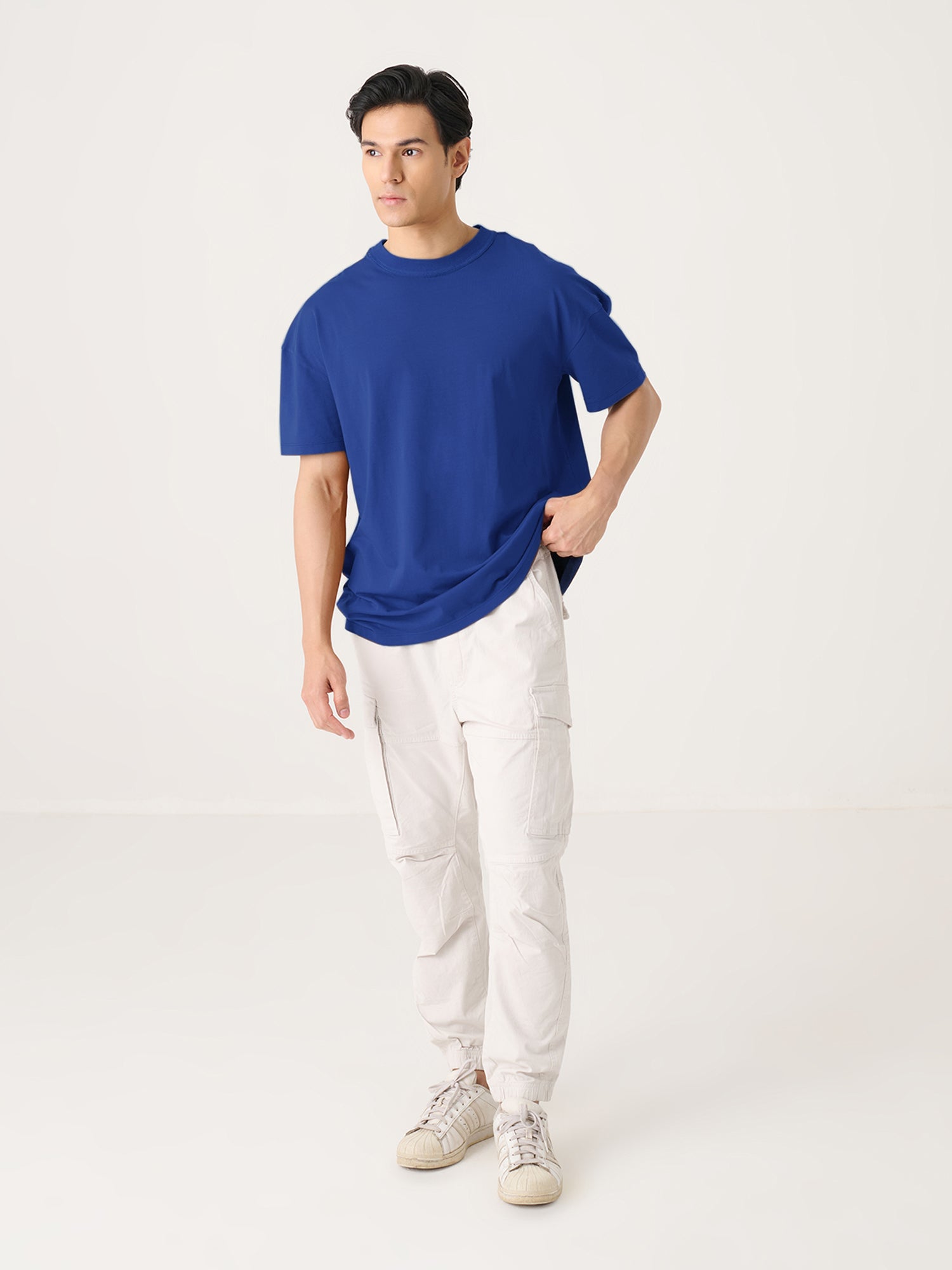 Oversized Crew Neck - Royal Blue