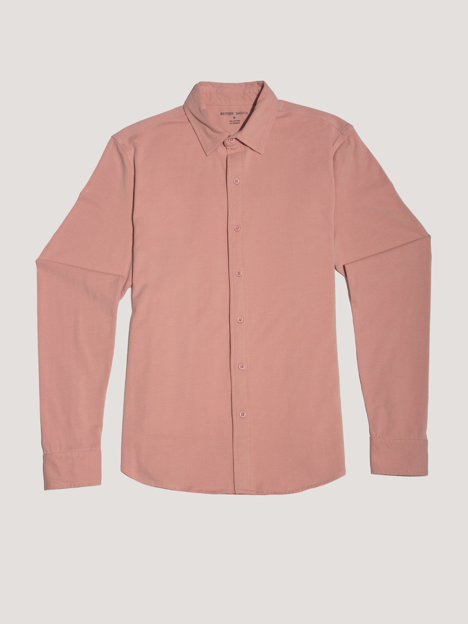Long Sleeve Button Down - Pink