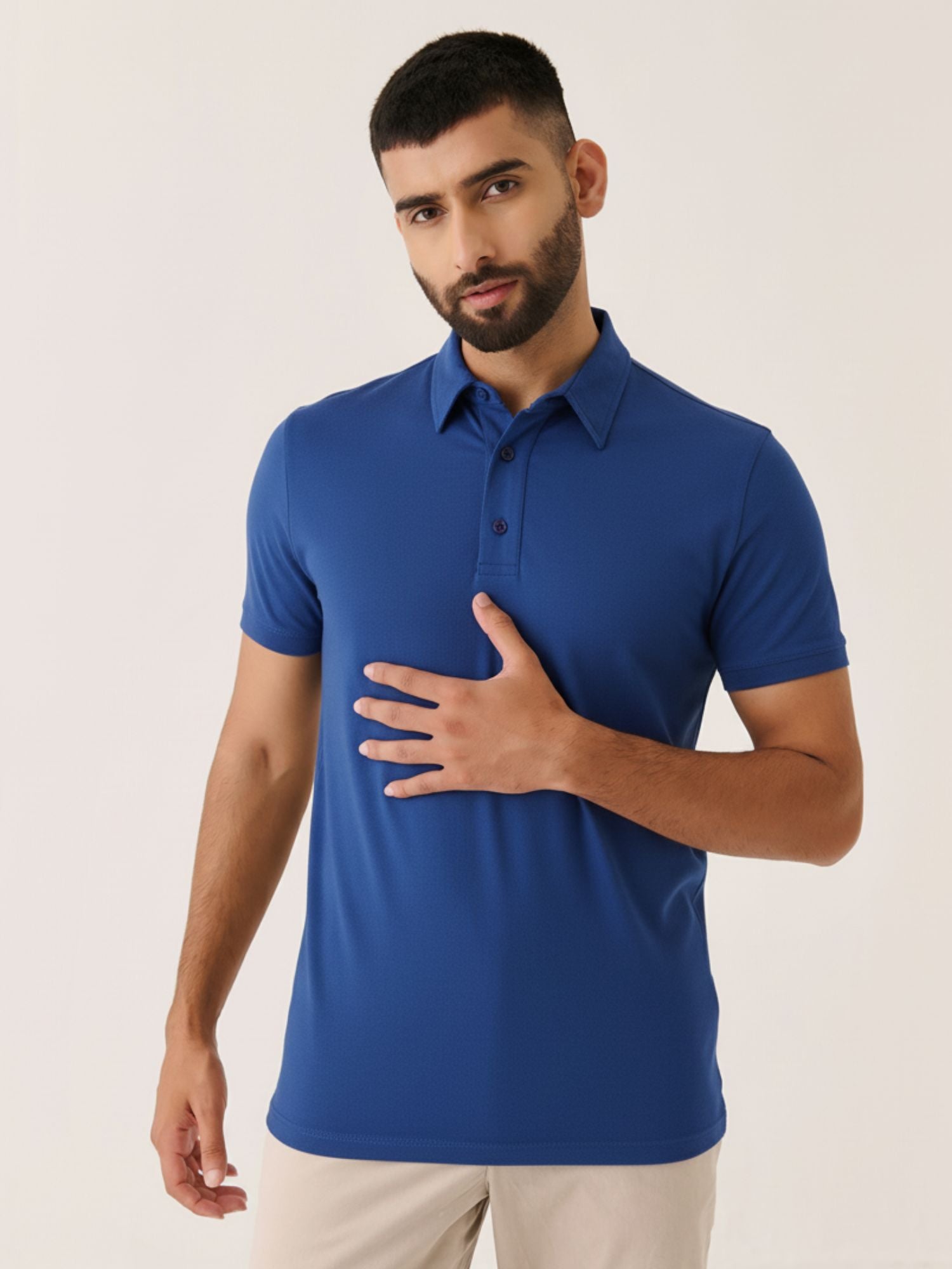 Short Sleeve Polo - Royal Blue